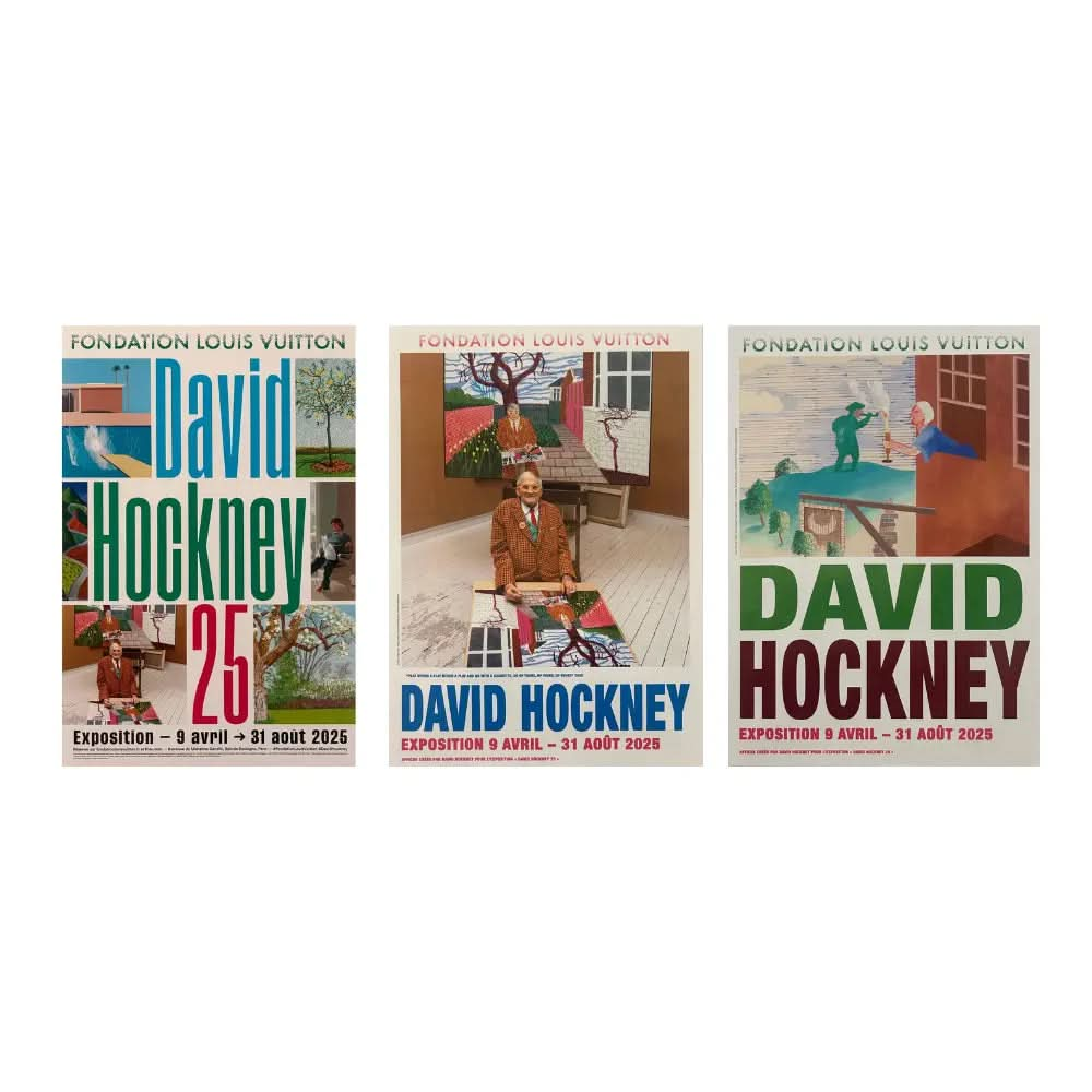 David Hockney, Set of 3 Original Posters – LYNART STORE
