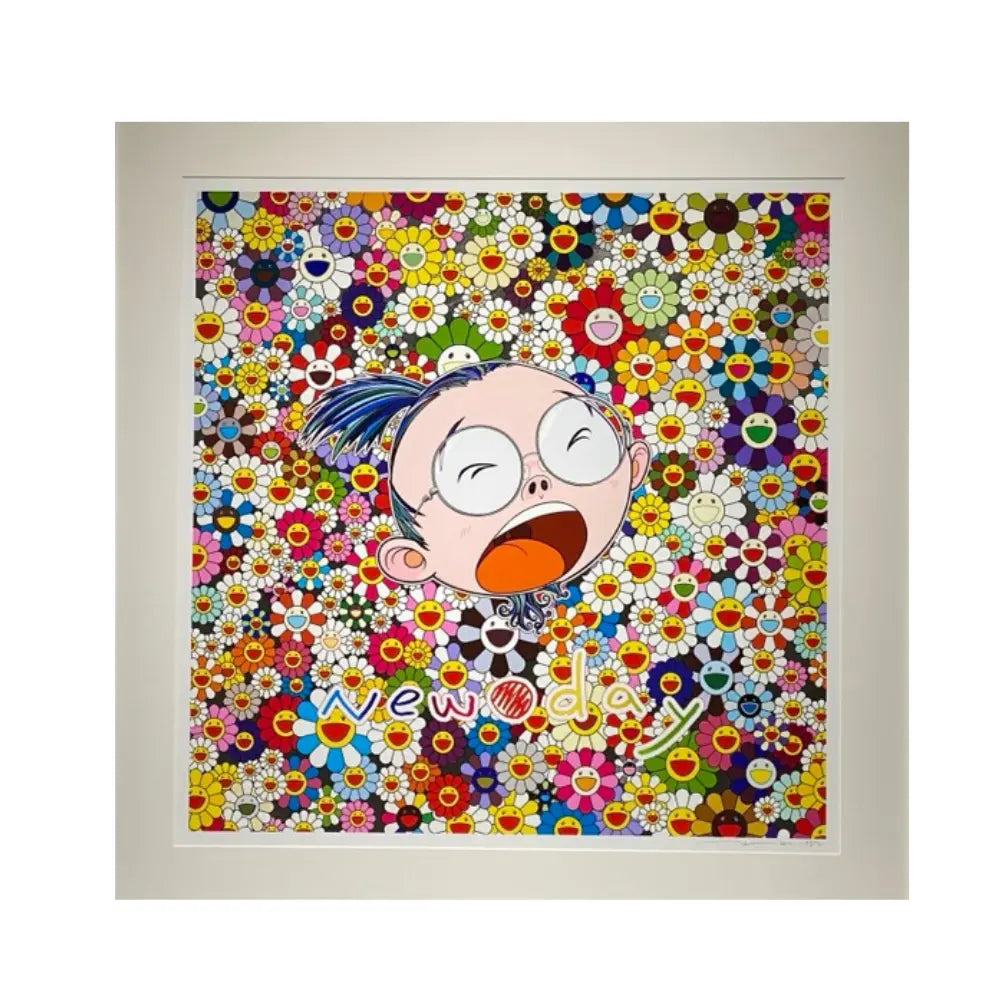 Takashi Murakami - New Day: Self-Portrait (2011) - Silkscreen in colors ...