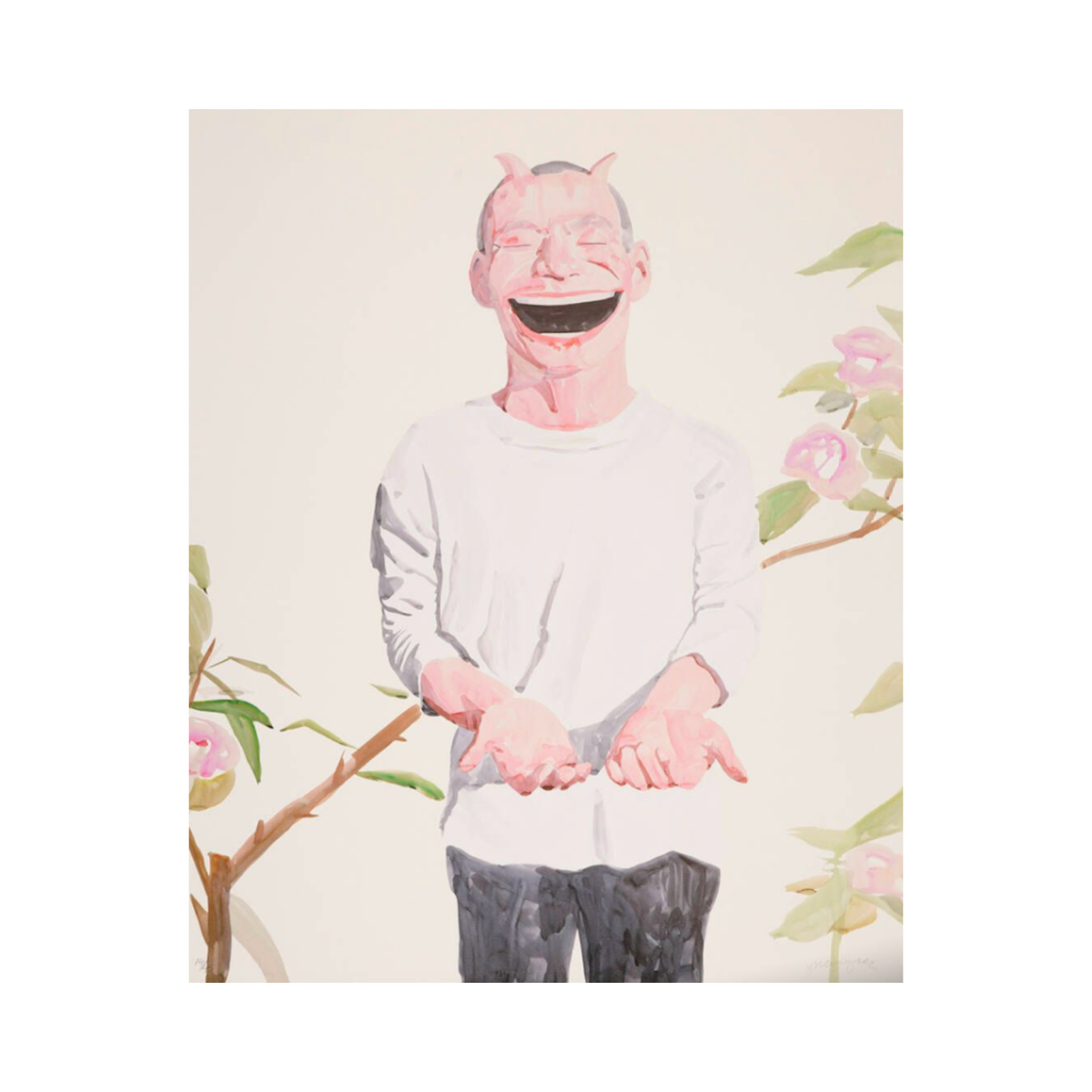 Yue Minjun Untitled (Smile-ism No. 22) 2006 – Signed Color Lithograph ...